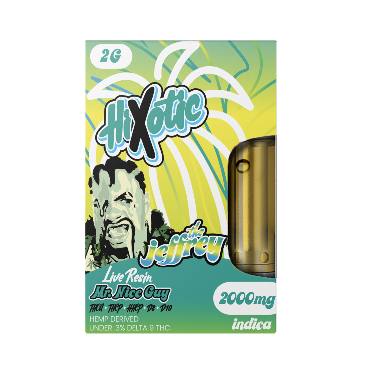 The Jeffrey - Mr. Nice Guy 2g Cartridge (Indica) - Simple Vapes